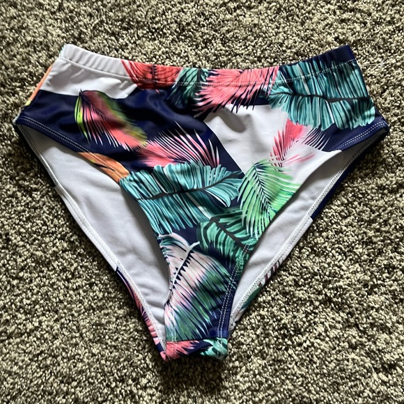 Swim | Womens Palm Print Swim Bottom | Poshmark